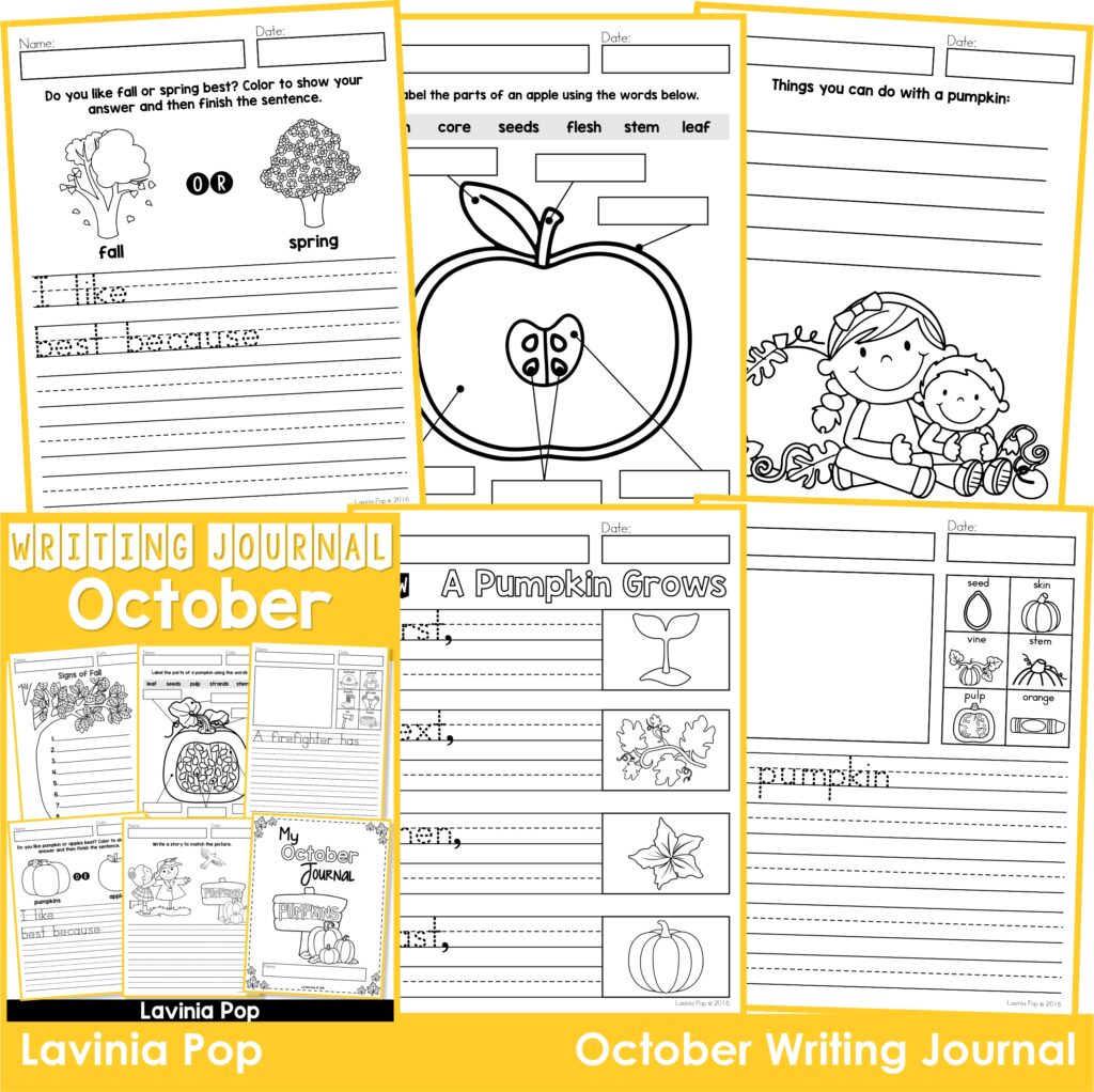 October Writing Journal Prompts