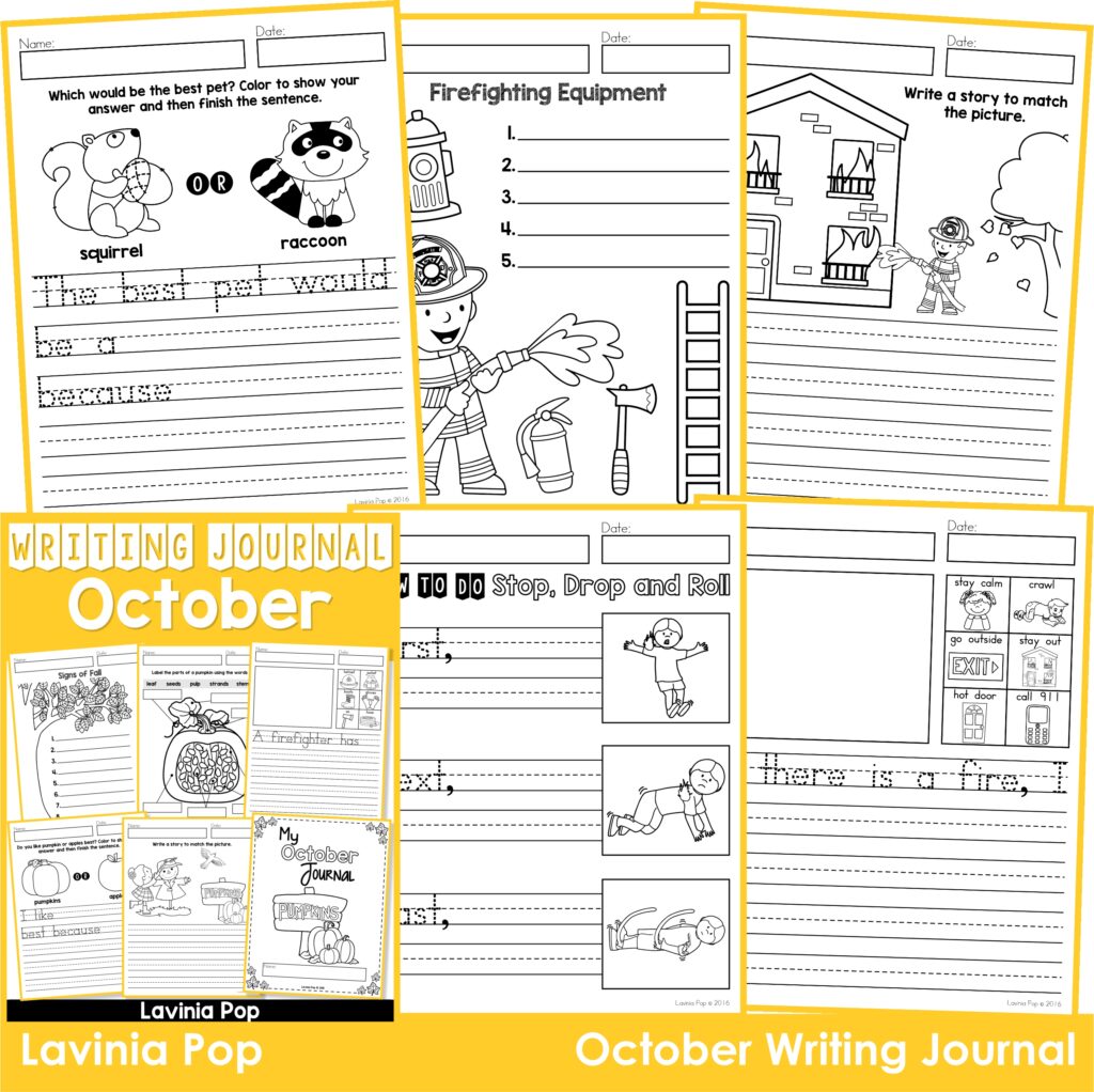 October Writing Journal Prompts