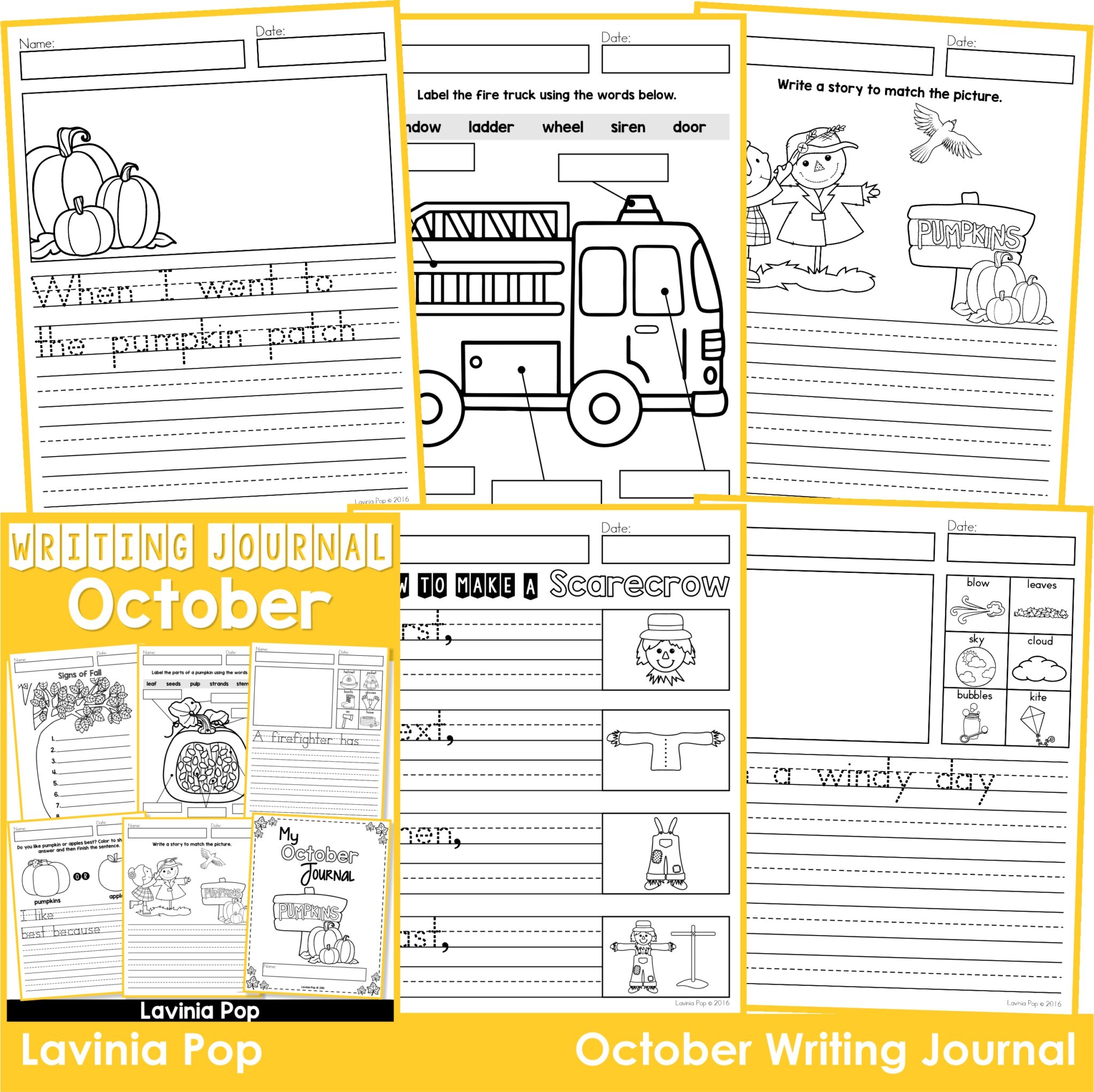 October Writing Journal Prompts