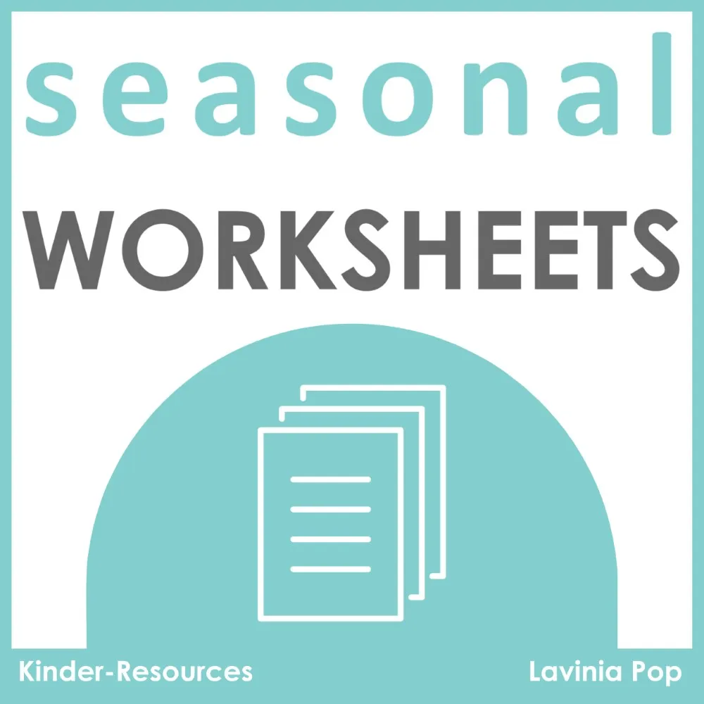 Seasonal Worksheets Archives - Kinder Resources