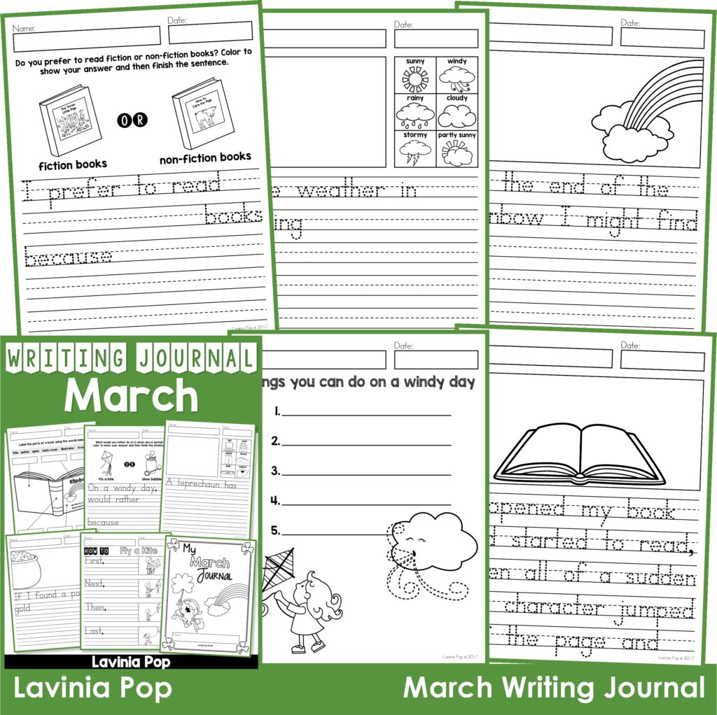 March Writing Journal Prompts