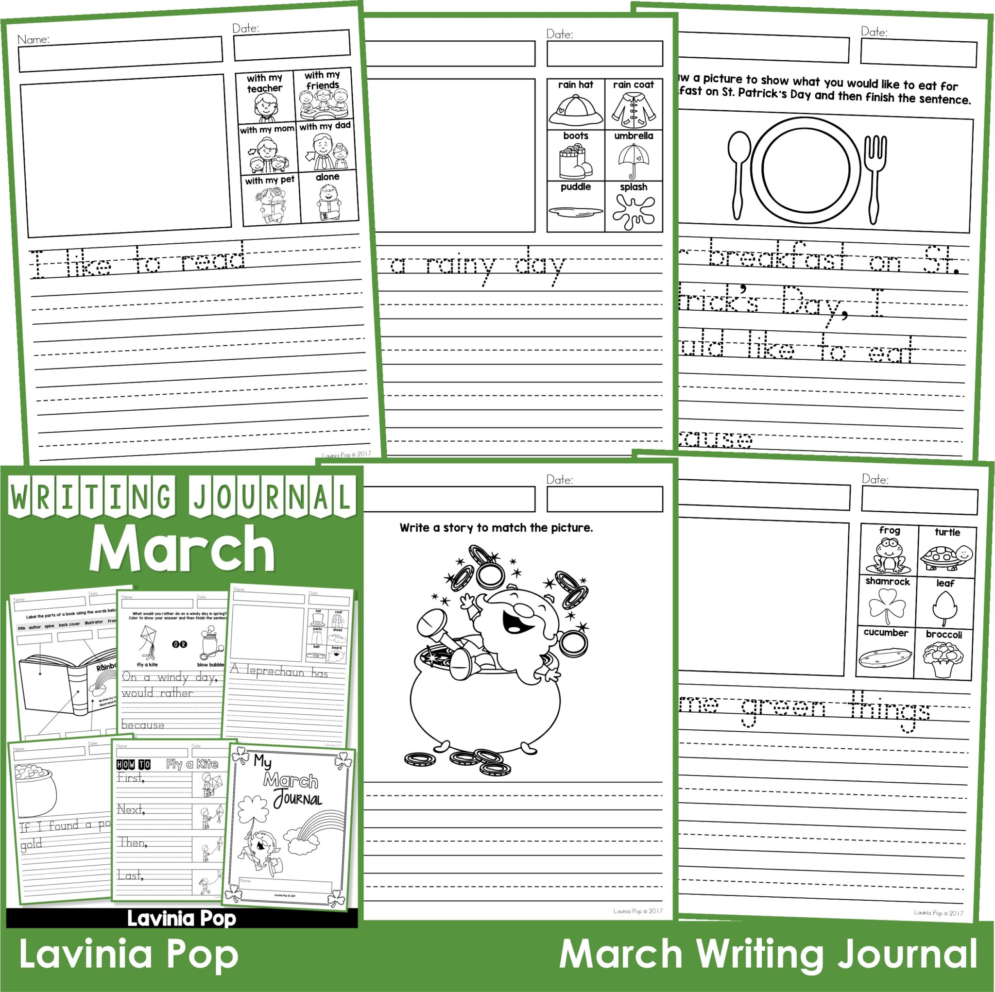 March Writing Journal Prompts