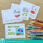 Summer Review Kindergarten Worksheets