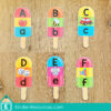 FREE Popsicle Alphabet & Beginning Sounds Activity