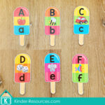 FREE Popsicle Alphabet & Beginning Sounds Activity