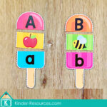 FREE Popsicle Alphabet & Beginning Sounds Activity