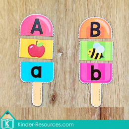 FREE Popsicle Alphabet & Beginning Sounds Activity