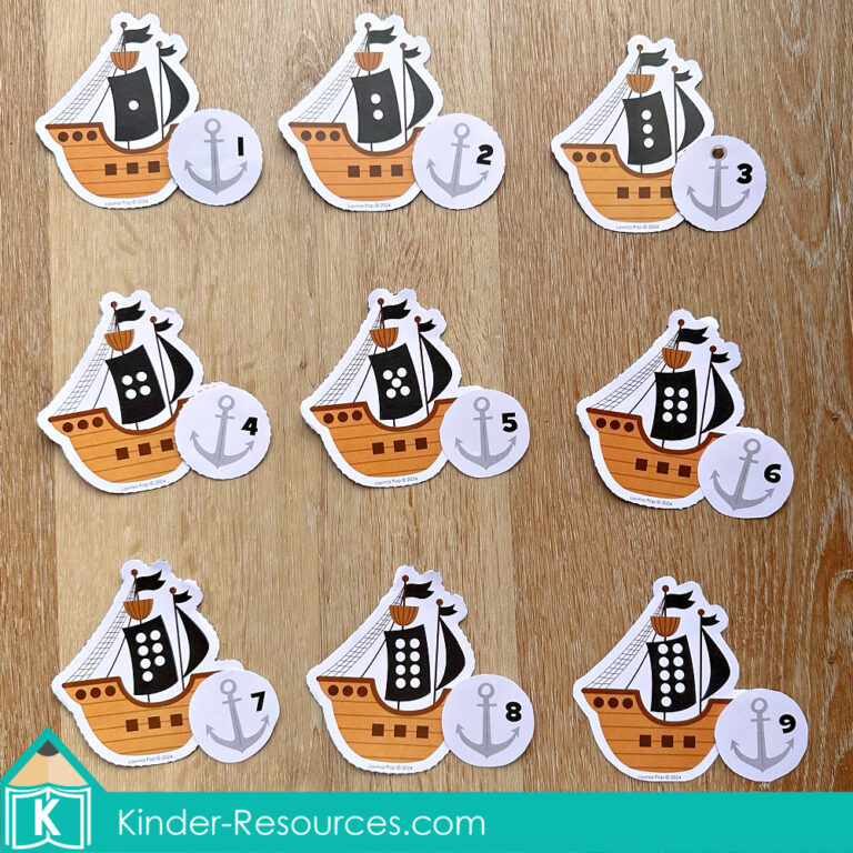 Pirates Center Activities for Preschool | Morning Tubs / Bins