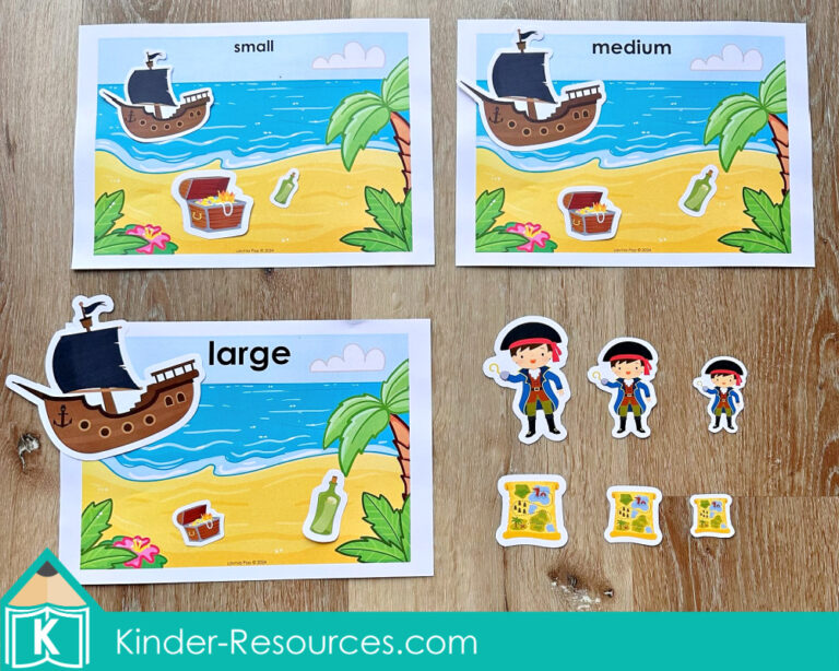 Pirates Center Activities for Preschool | Morning Tubs / Bins