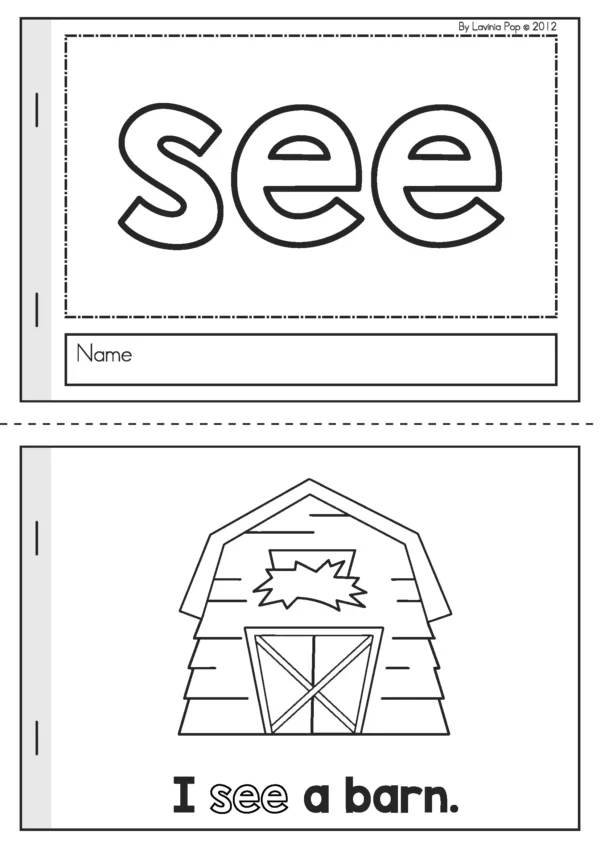 Sight Word Read & Trace Readers: Pre-Primer Sight Words