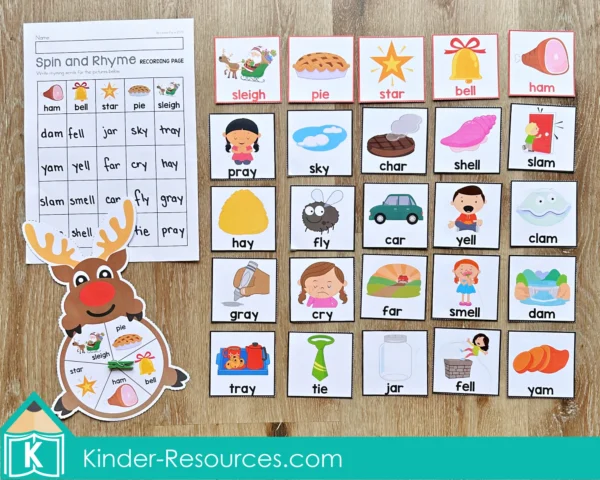Christmas Literacy Centers for Kindergarten | Morning Tubs / Bins