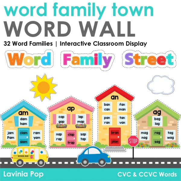 Word Family Town Word Wall