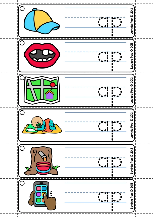 Word Family Write and Wipe Cards