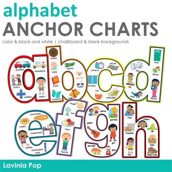 Lowercase Alphabet Anchor Charts