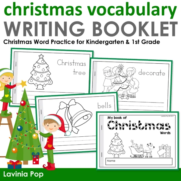 Christmas Vocabulary Writing Booklet
