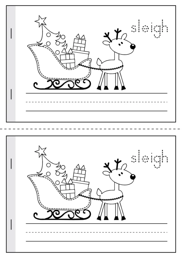 Christmas Vocabulary Writing Booklet