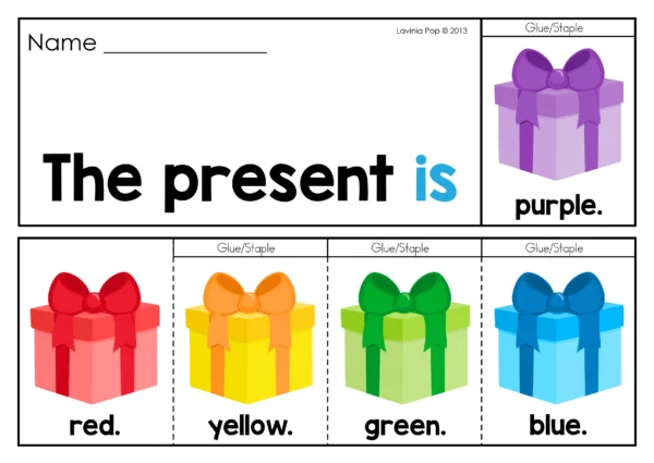 Christmas Sight Word Fluency Flip Books