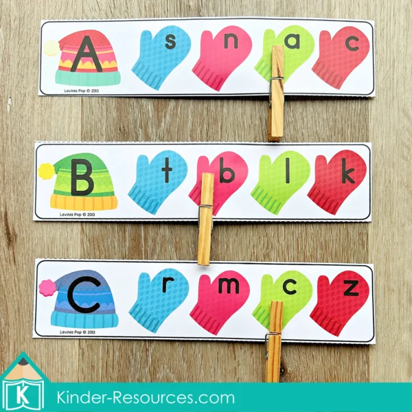 Winter Literacy Centers for Kindergarten | Morning Tubs / Bins