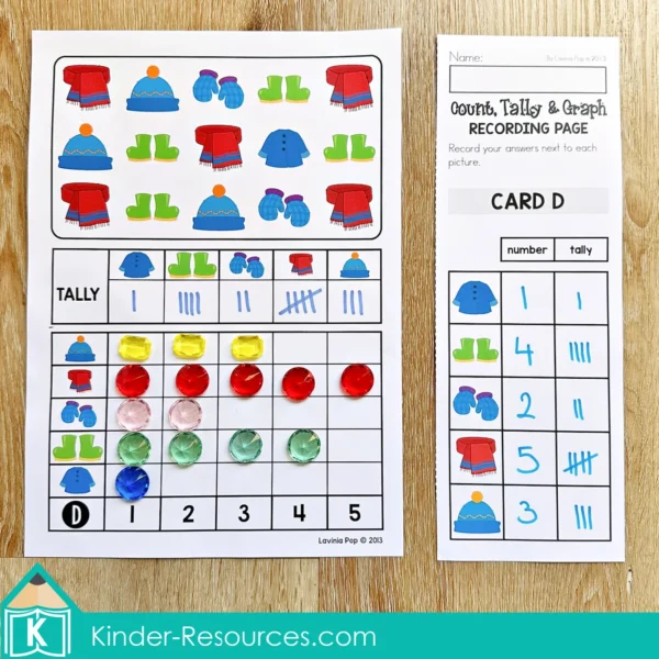 Winter Math Centers for Kindergarten | Morning Tubs