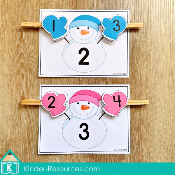 Winter Math Centers for Kindergarten | Morning Tubs