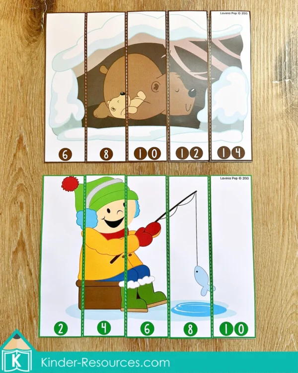 Winter Math Centers for Kindergarten | Morning Tubs