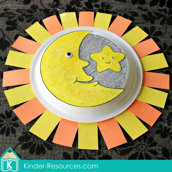 Preschool Bible Lesson God Made the Sun Moon and Stars