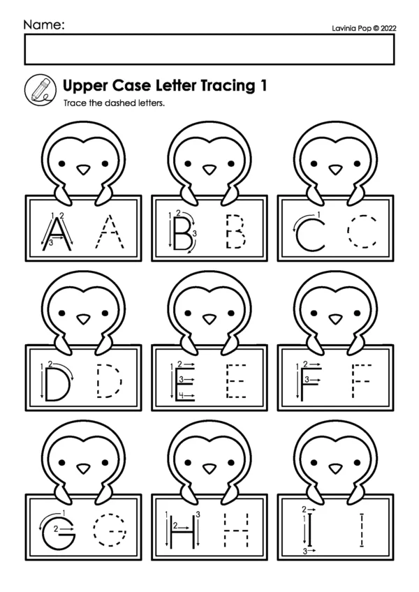 Polar Animals Preschool and Kindergarten Worksheets