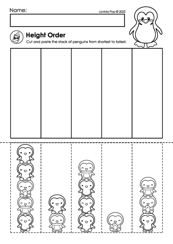 Polar Animals Preschool and Kindergarten Worksheets