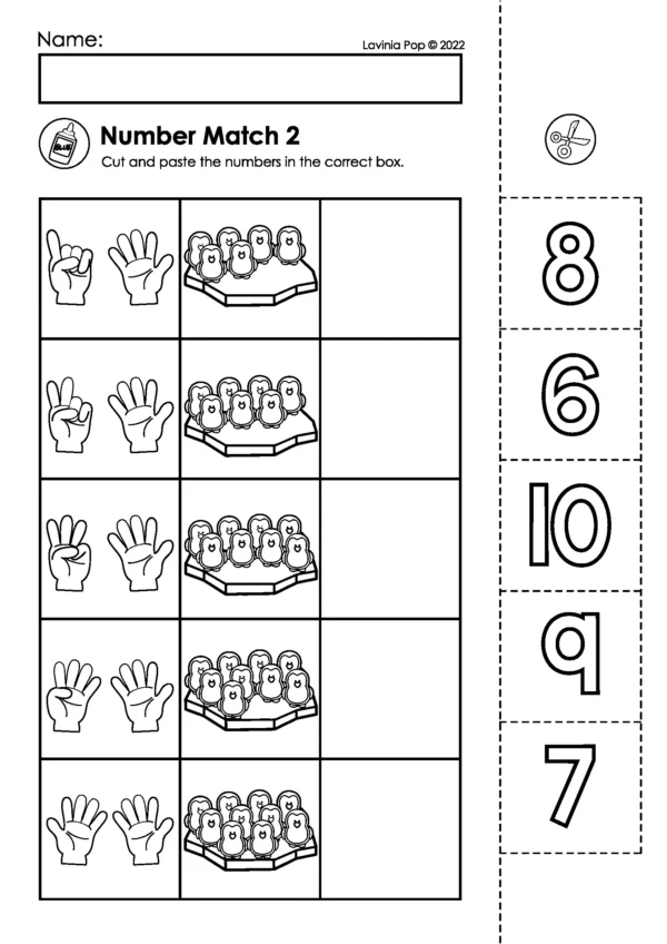 Polar Animals Preschool and Kindergarten Worksheets