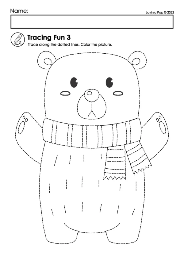 Polar Animals Preschool and Kindergarten Worksheets