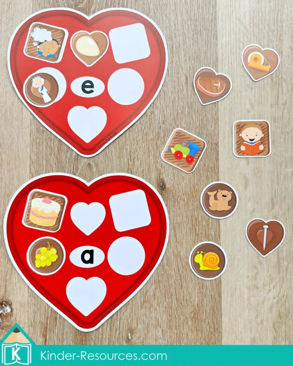 Valentine's Day Literacy Centers for Kindergarten | Morning Tubs