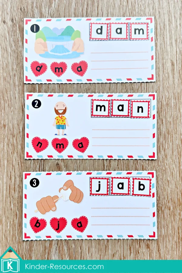 Valentine's Day Literacy Centers for Kindergarten | Morning Tubs