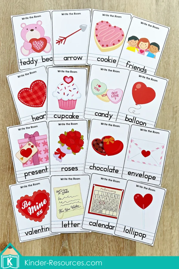 Valentine's Day Literacy Centers for Kindergarten | Morning Tubs