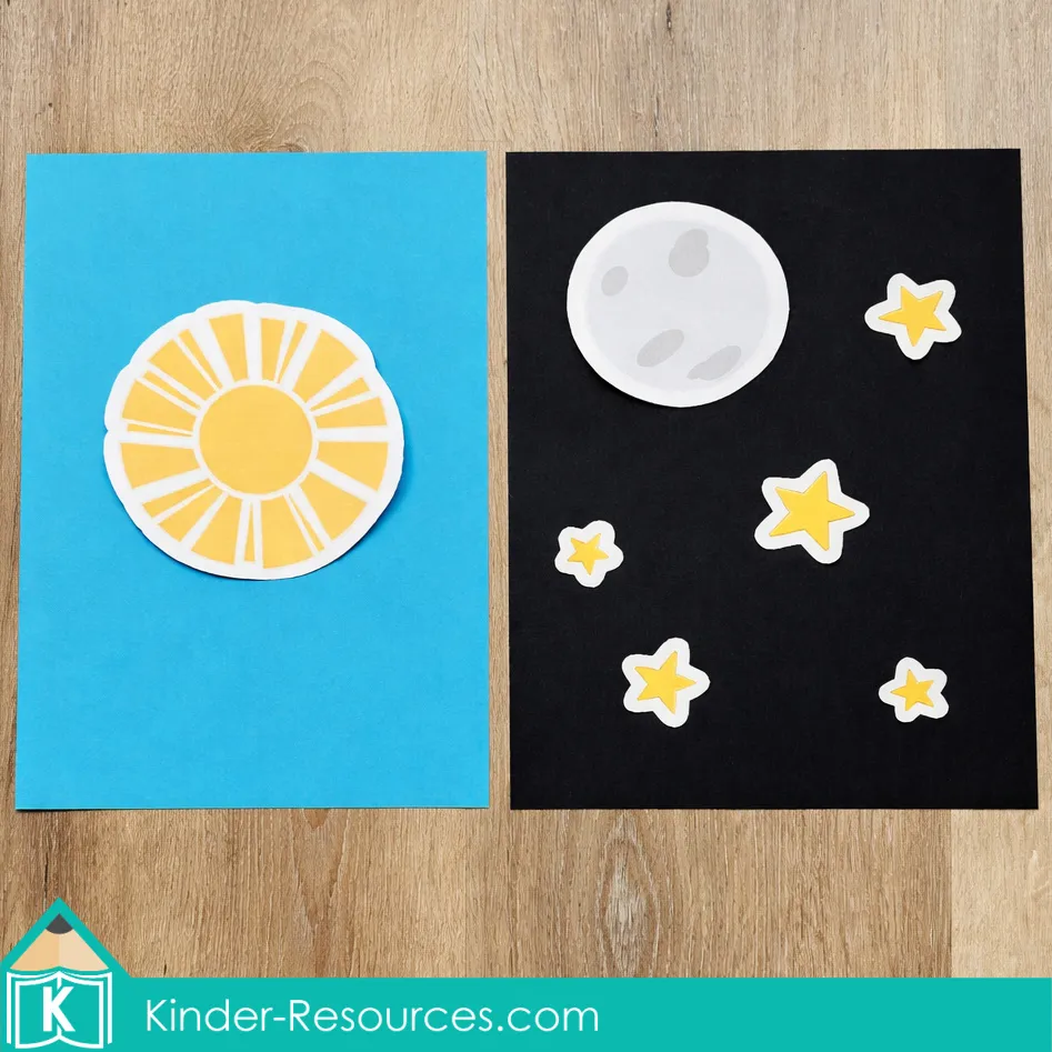 Preschool Bible Lesson God Made the Sun Moon and Stars