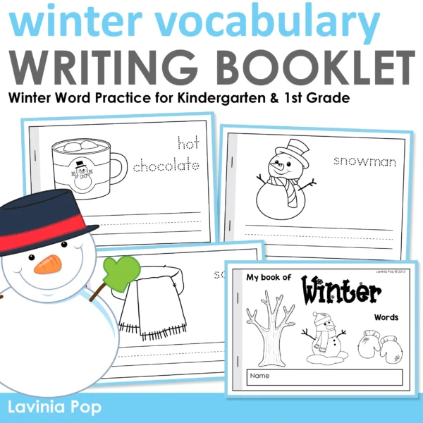 Winter Vocabulary and Writing Booklet