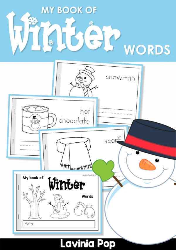 Winter Vocabulary and Writing Booklet