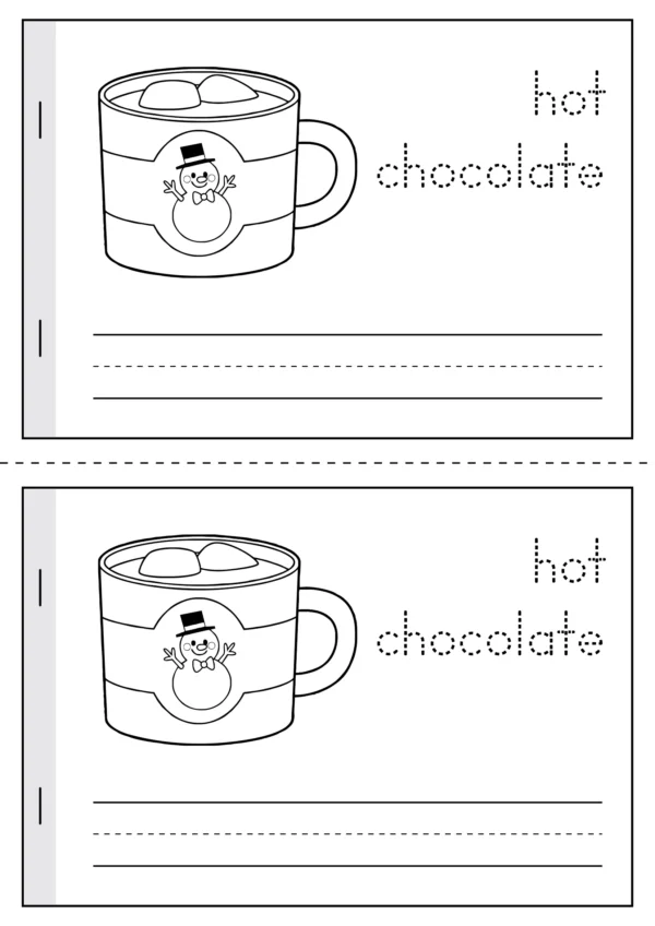 Winter Vocabulary and Writing Booklet