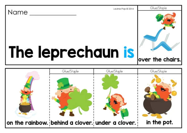 St. Patrick’s Day Sight Word Fluency Flip Books