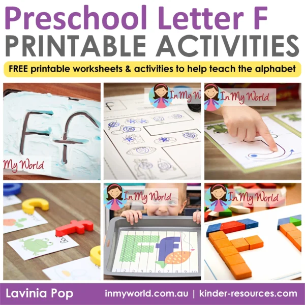 Preschool Letter F Printable Activities