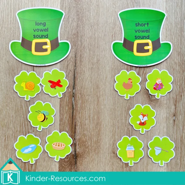 St. Patrick's Day Literacy Centers for Kindergarten | Morning Tubs