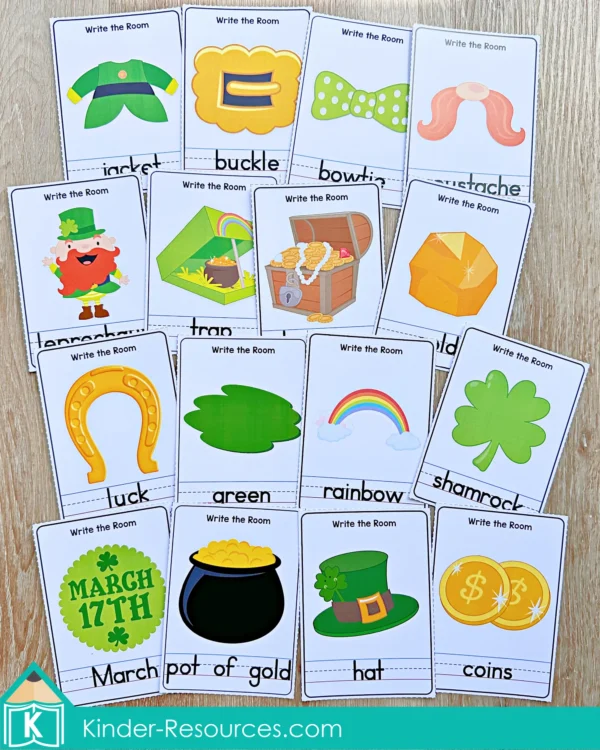 St. Patrick's Day Literacy Centers for Kindergarten | Morning Tubs