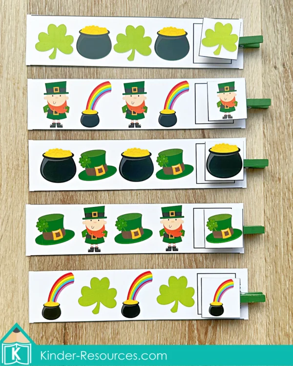St. Patrick's Day Centers for Preschool | Morning Tubs