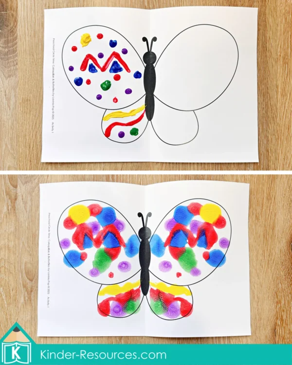 Caterpillars and Butterflies Preschool Circle Time Plan