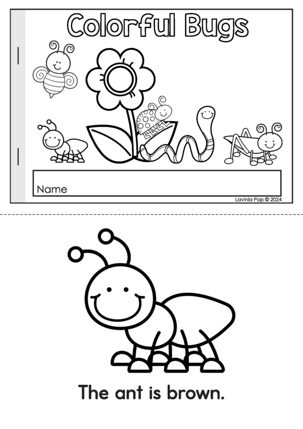 Bugs & Insects Preschool Worksheets and Activities No Prep