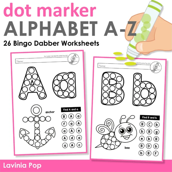 Dot Marker Alphabet Worksheets