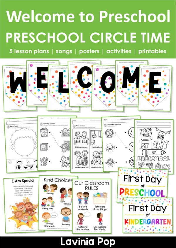 Welcome to Preschool Circle Time Plan